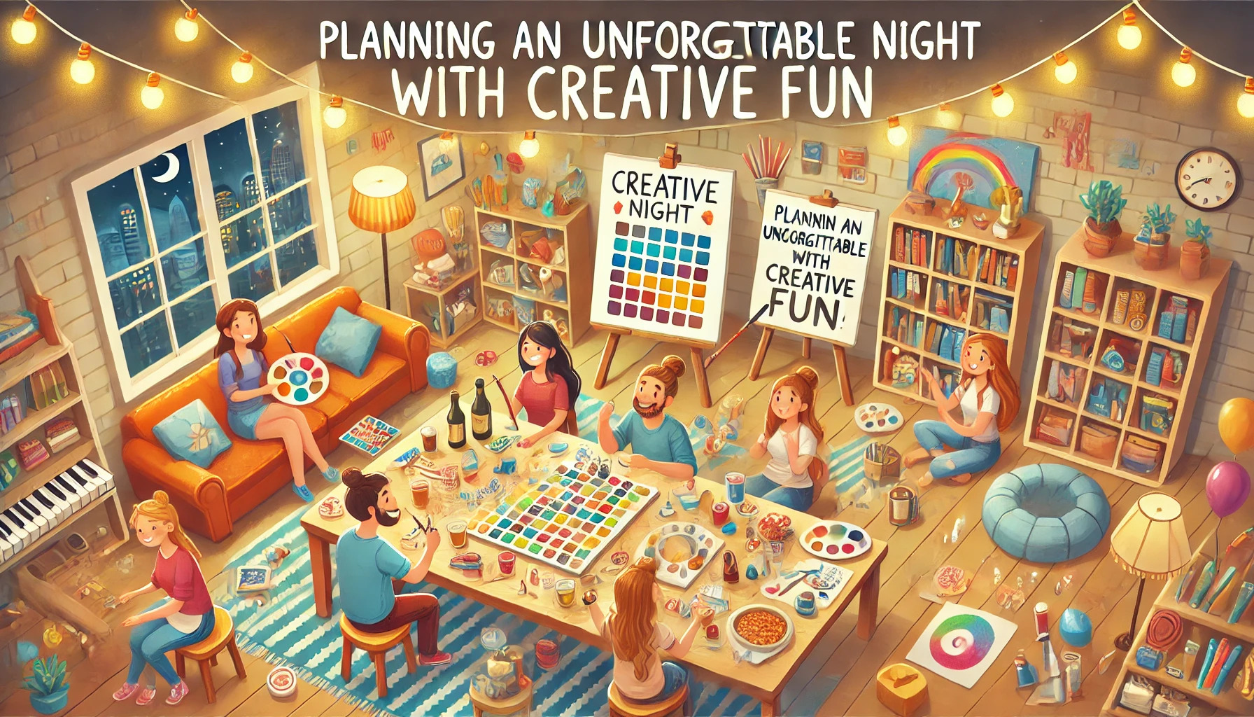 Planning An Unforgettable Night With Creative Fun - Author Mary Ann ...